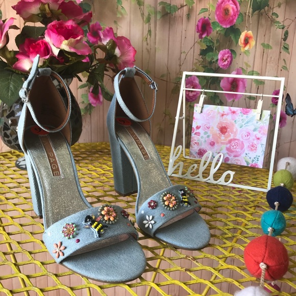 Rampage | Shoes | Denim Block Heels | Poshmark